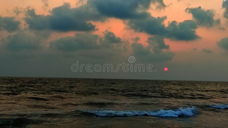 Moody Climate Sunset is among the Best View Stock Image - Image of ...