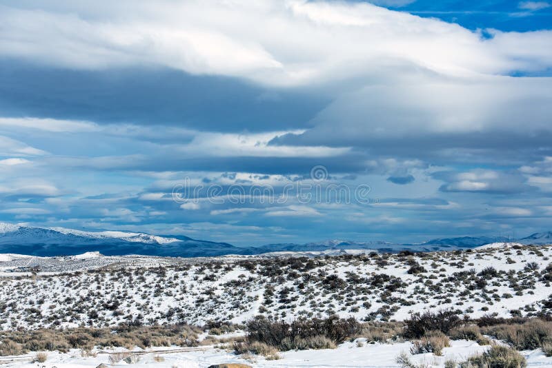 Moody Clouds Over Mountains Stock Photo - Image of freezing, cold ...