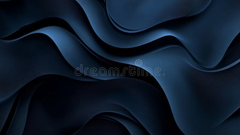 A Moody Gradient of Deep Navy Blue Transitioning To Black, with Subtle ...