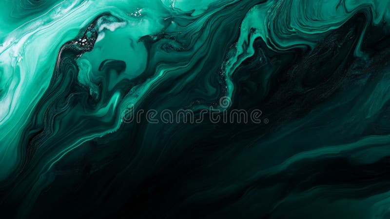 A Moody Gradient Transitioning from Deep Emerald Green To Rich Black ...