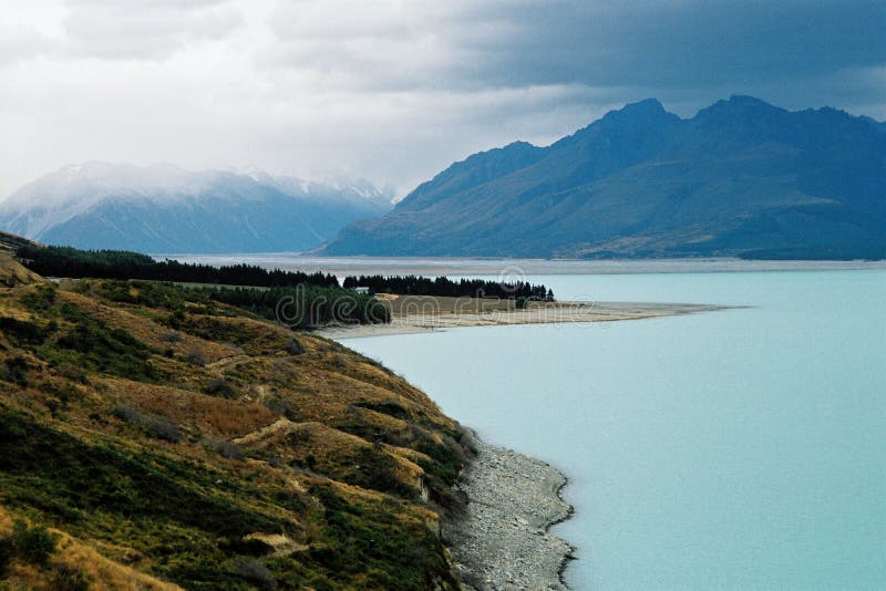 Lake Pukaki, Hydro Power Station, New Zealand Stock Photo - Image of ...