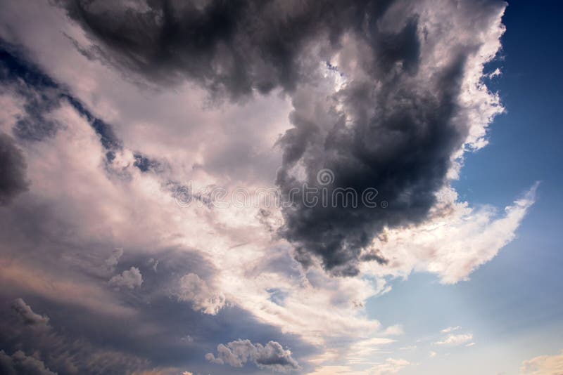 Moody sky and clouds stock image. Image of heaven, oxygen - 102642837