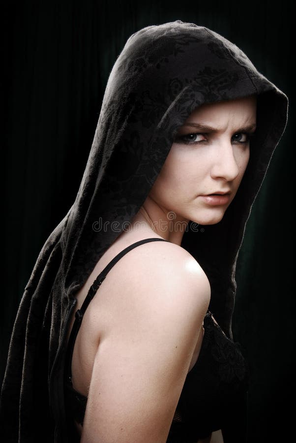 Moody urban girl stock photo. Image of suspision, confidence - 8855786