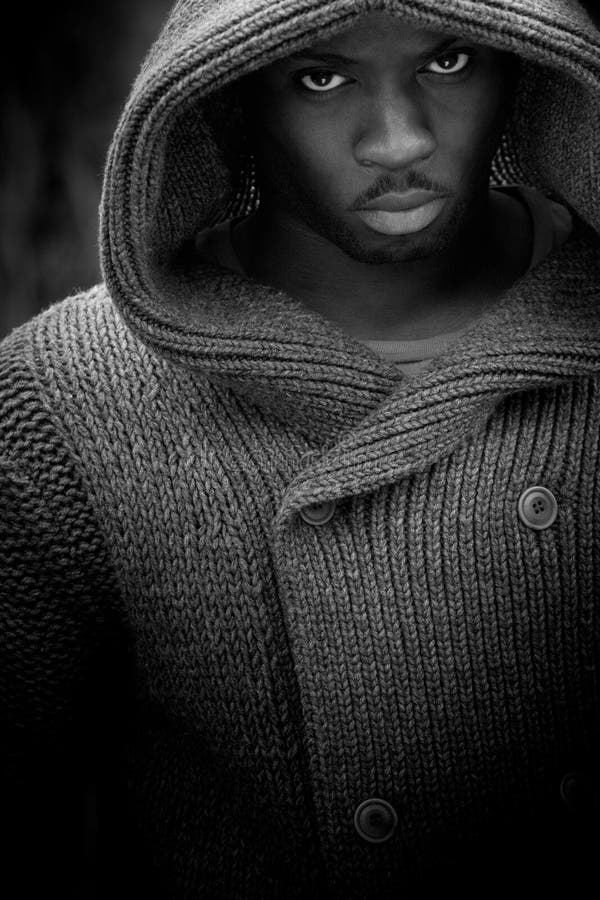 Portrait of Moody Young Black Man Stock Photo - Image of african ...