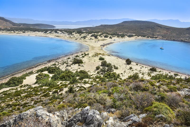 Mooi Eiland Elafonisos in Griekenland Zee En Strand Stock Foto - Image ...