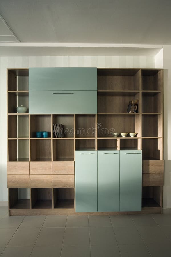 Mooi En Modern Bureau Binnenlands Ontwerp. Stock Foto - Image of ...