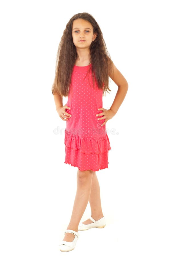 Mooi Donkerbruin Meisje 12 Jaar Het Oude Stellen in Een Rok Met Naakte ...