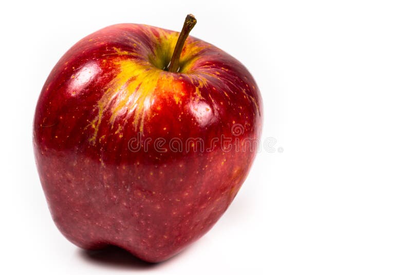 Mooi Rood - Heerlijke Appel Stock Afbeelding - Image of prachtig ...