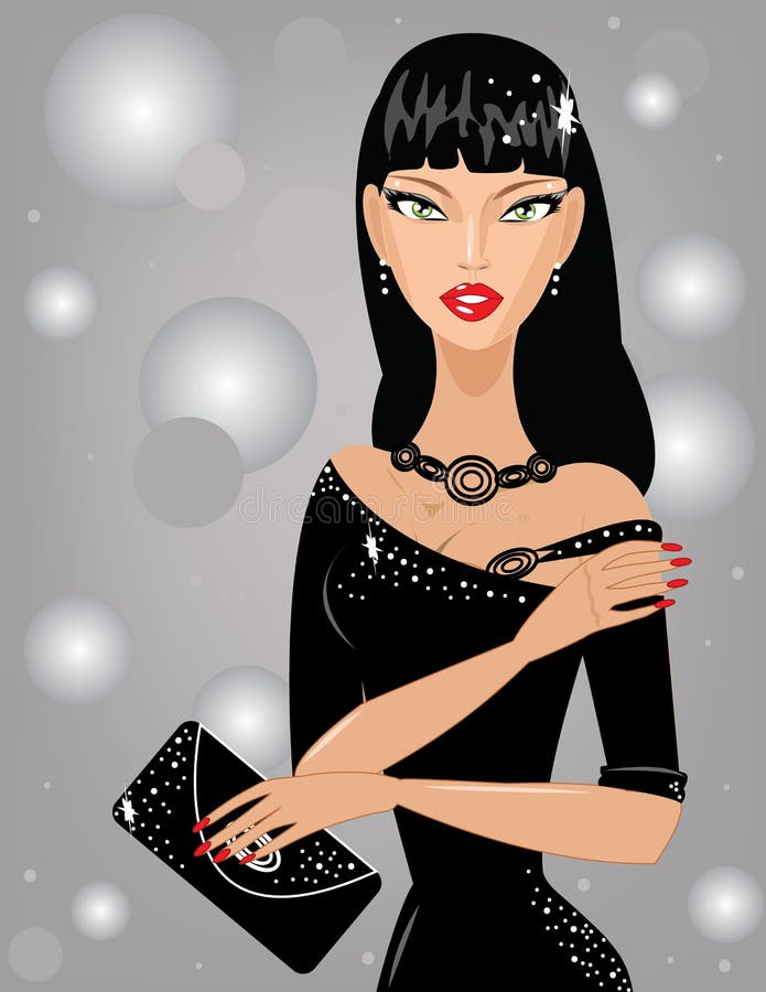 Mooie blonde meisjesengel vector illustratie. Illustration of gezicht ...