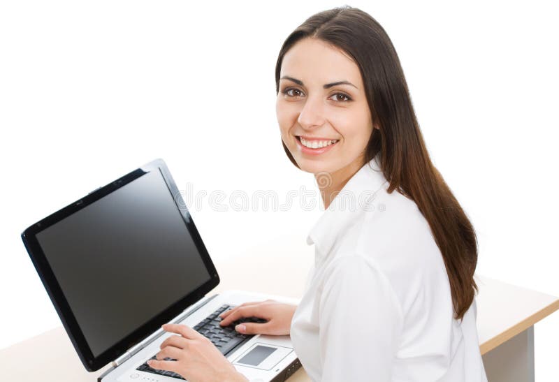 Mooie secretaresse stock foto. Image of dame, wijfje - 14731228