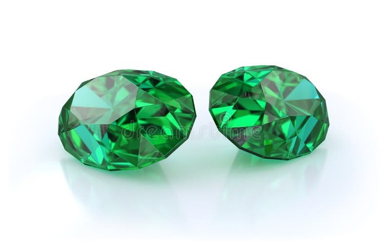Mooie smaragdgroene stenen stock illustratie. Illustration of luxe ...