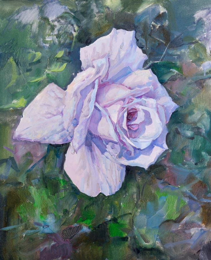 Mooie violet nam toe stock foto. Image of tekening, canvas - 28232516