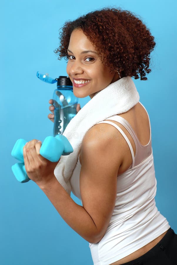 Mooie vrouwelijke atleet stock afbeelding. Image of gymnasium - 4766139