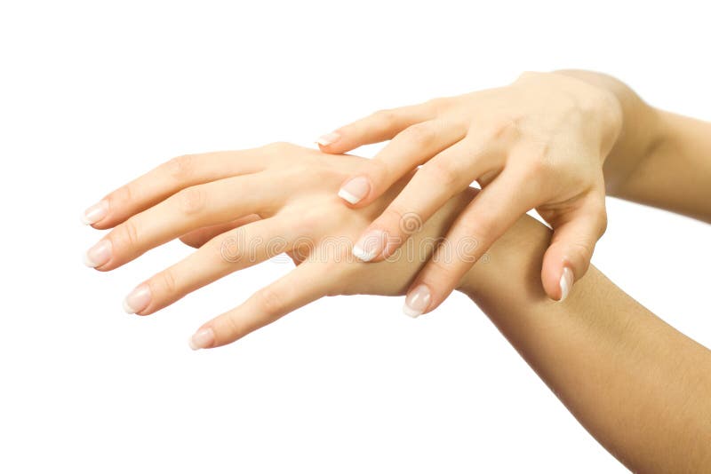 Mooie vrouwelijke handen stock afbeelding. Image of lichaam - 18316433
