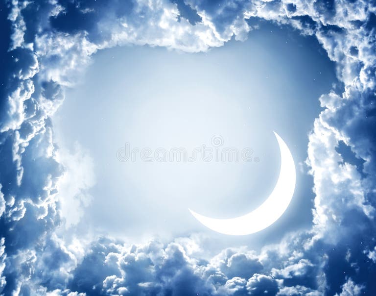 Horizontal Crescent Moon Stock Illustrations – 3,286 Horizontal ...