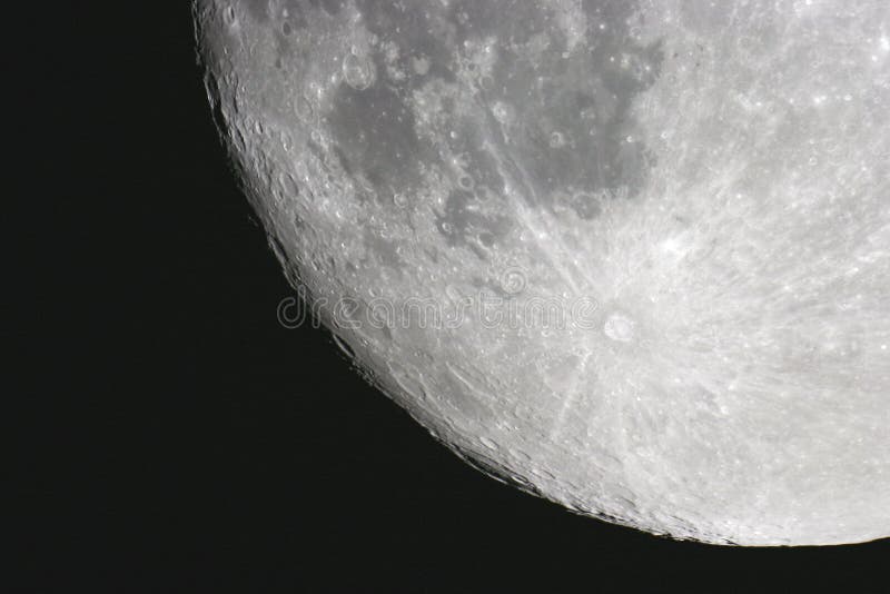 Moon stock photo. Image of fragment, shiny, white, moon - 3152128