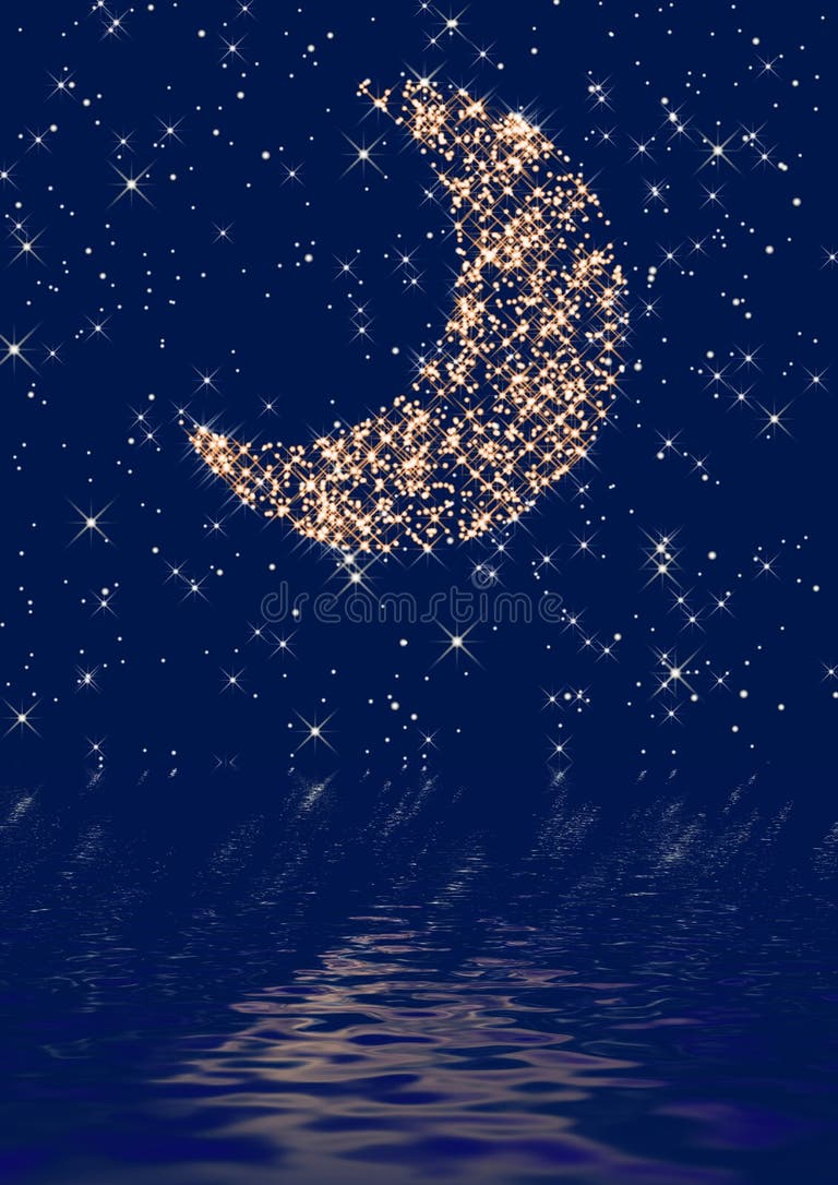 Sparkle Moon Stock Illustrations – 19,572 Sparkle Moon Stock ...