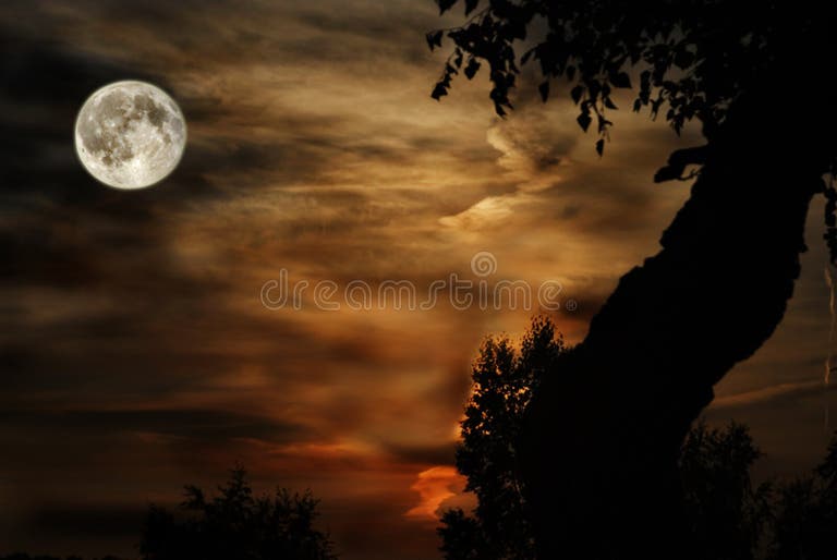 Moon stock photo. Image of moons, fast, venecian, fiery - 7916732