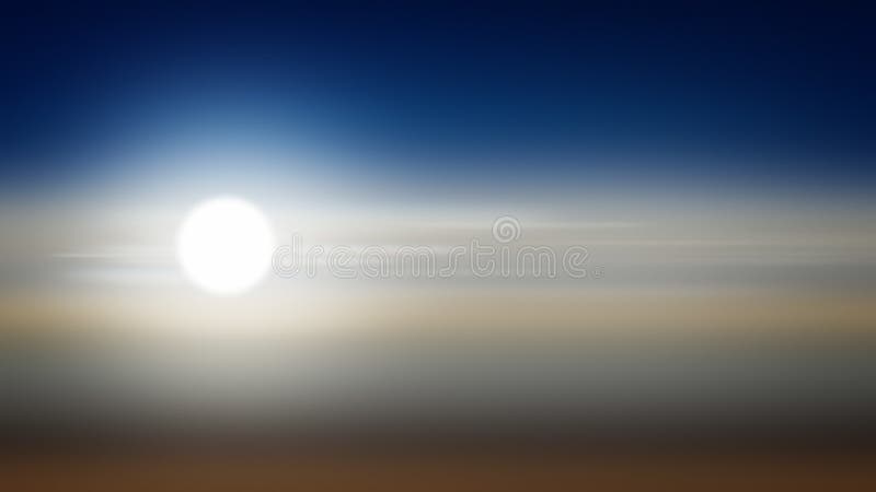 Moon Background Night Gradient Light, Black Stock Illustration ...