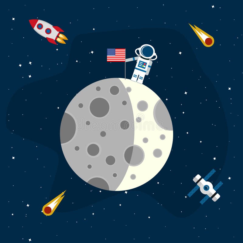 Moon1-01 stock vector. Illustration of moonlight, element - 92412301