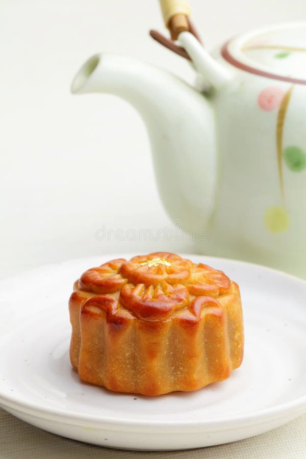 Moon Cakes for Mid Autumn Festival Stock Image - Image of kitchen ...