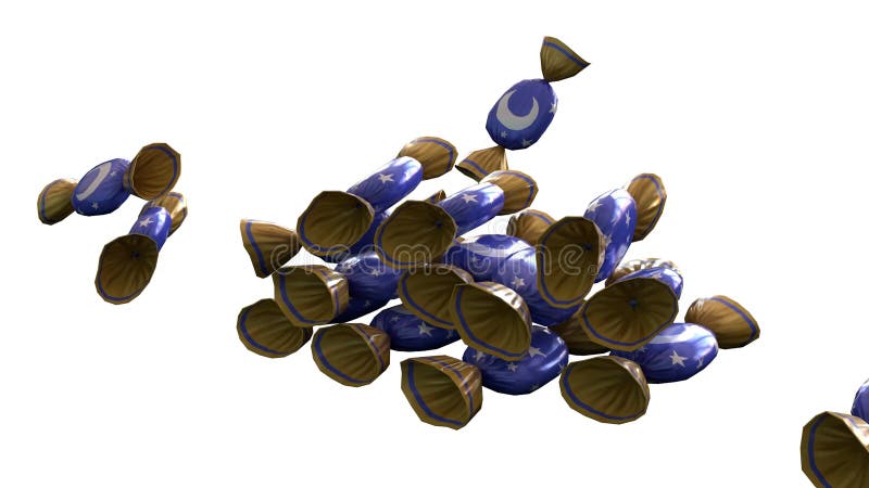 Moon candy drop stock footage. Video of flower, lavender - 348332444