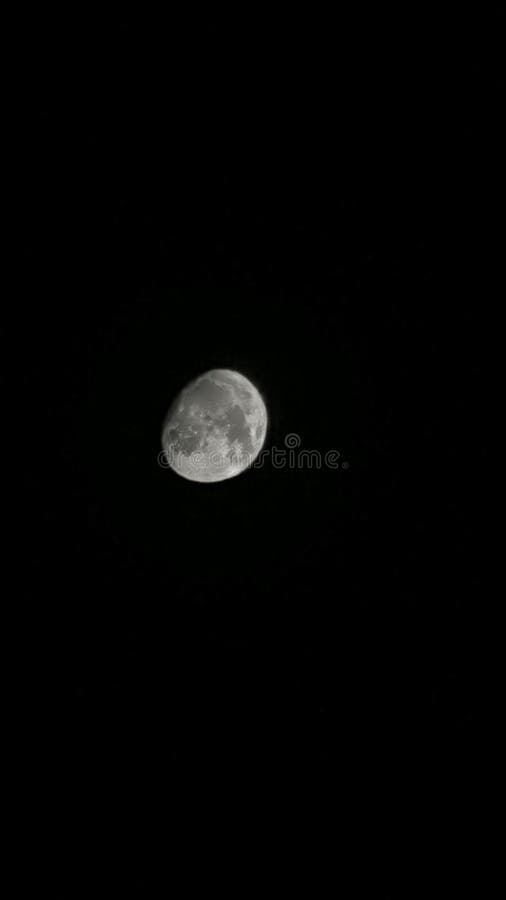 Moon Captured on Mobile Camera Stock Photo - Image of camera, mobile ...