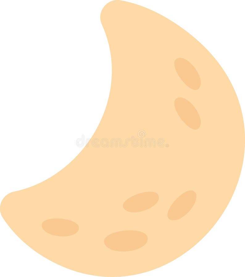 Moon Cartoon Icon stock vector. Illustration of symbol - 297507003