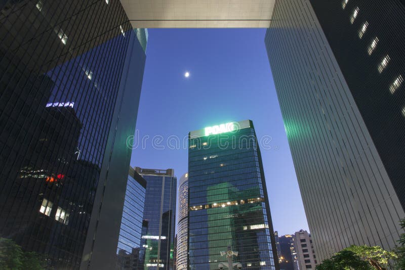 Moon of Central Government Offices Editorial Image - Image of hong ...