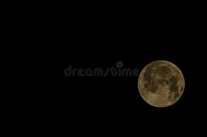 Full Moon white stock photo. Image of monthly, meteorite - 134555772