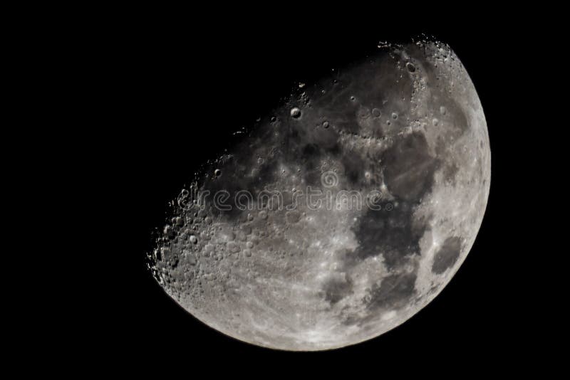 The moon, March 16, 2019 stock photo. Image of apollo - 205624434