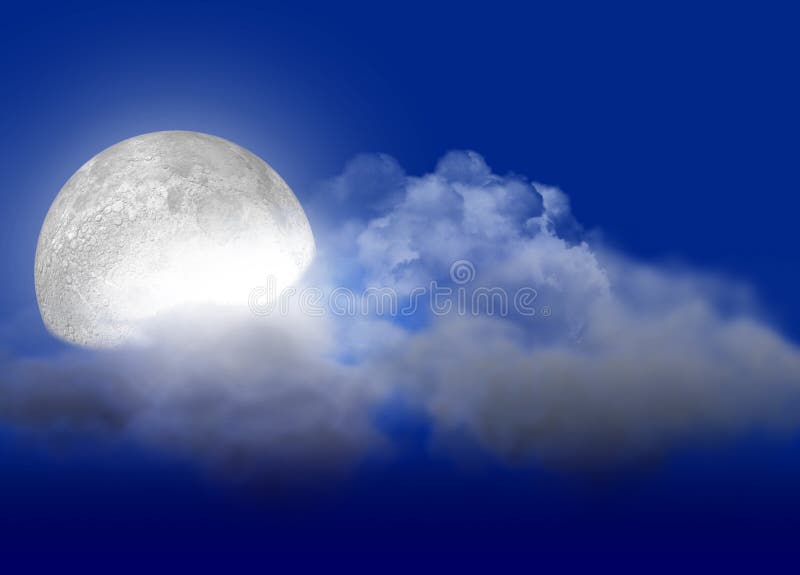 Moon & cloud stock photo. Image of astro, heaven, crime - 1784626