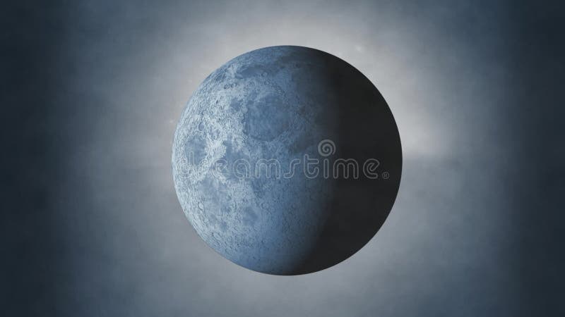 Moon and clouds of smoke stock footage. Video of changing - 163518262