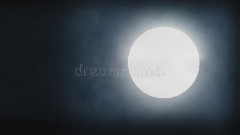 Moon and clouds of smoke stock footage. Video of atmospheric - 163518090