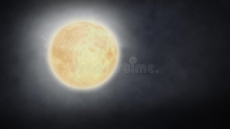 Moon and clouds of smoke stock footage. Video of changing - 163518262