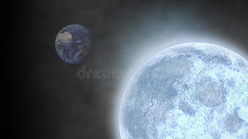 Moon and clouds of smoke stock footage. Video of grey - 163494600