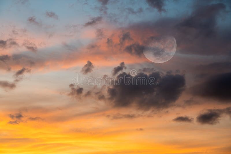 Moon Clouds Vertical stock image. Image of light, moonlight - 206878527