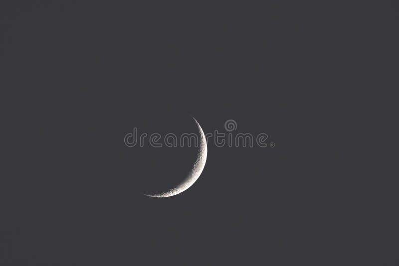 Moon Crescent for Ramadan Start at Night Stock Photo - Image of idyllic ...