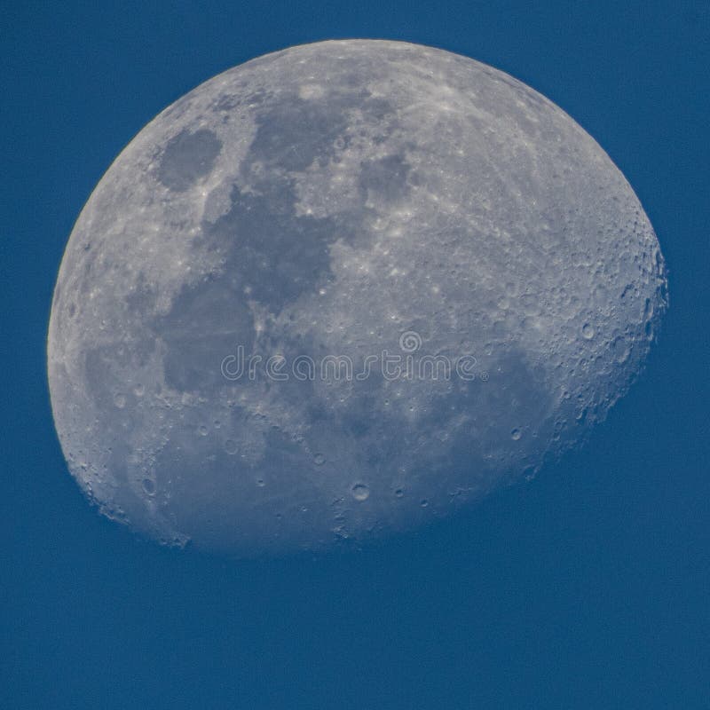 The Moon during the Day Light Stock Photo - Image of galaxy, quail ...