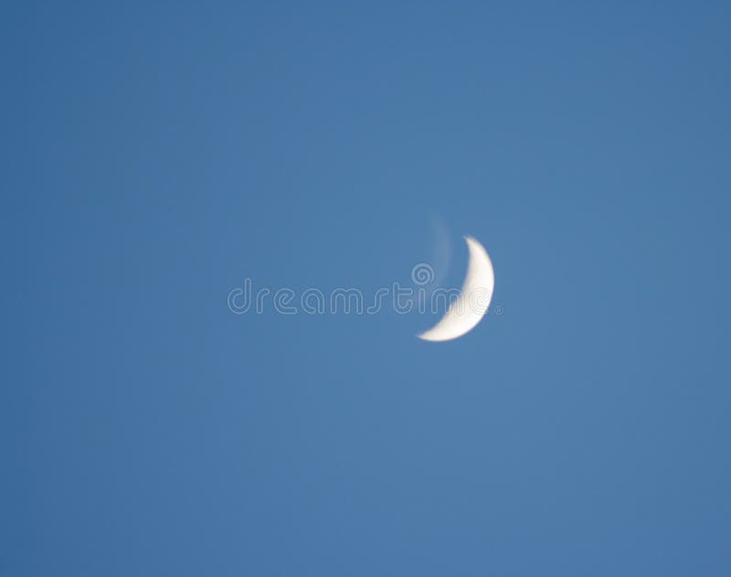 Moon at day on sky stock photo. Image of shining, nature - 118028770