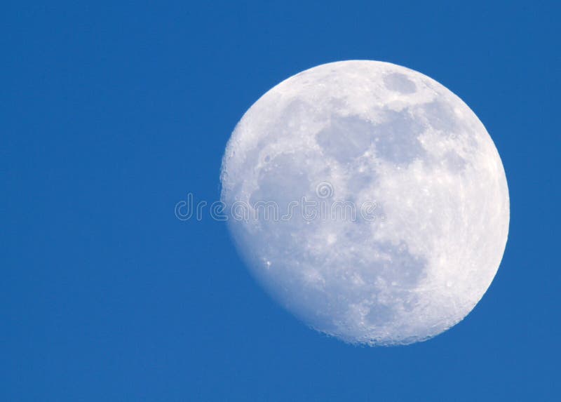 Moon at day stock image. Image of heaven, crater, moon - 30516957