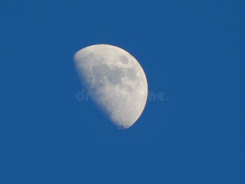 Moon stock photo. Image of beautifully, daytime, spring - 53922428