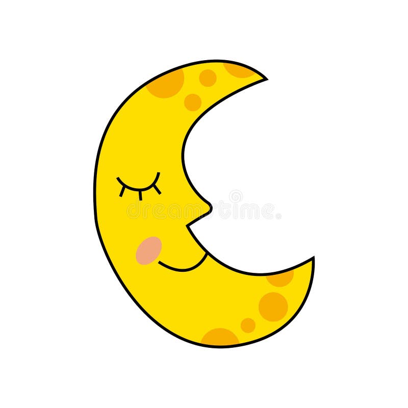 Moon design stock vector. Illustration of dream, space - 46030240