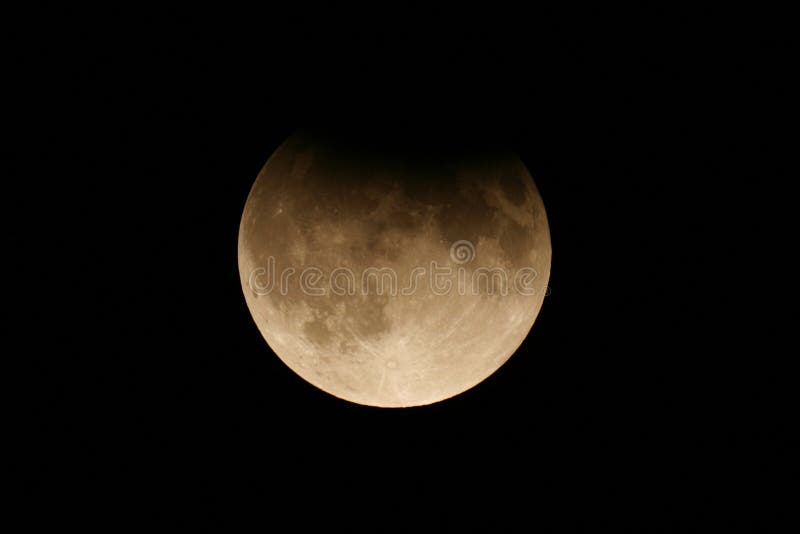Moon Eclipse of 2006 September 7 Stock Photo - Image of moon, eclipse ...