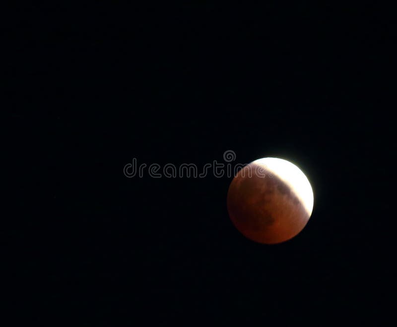Moon eclipse at night stock image. Image of skyn, evocative - 209971051