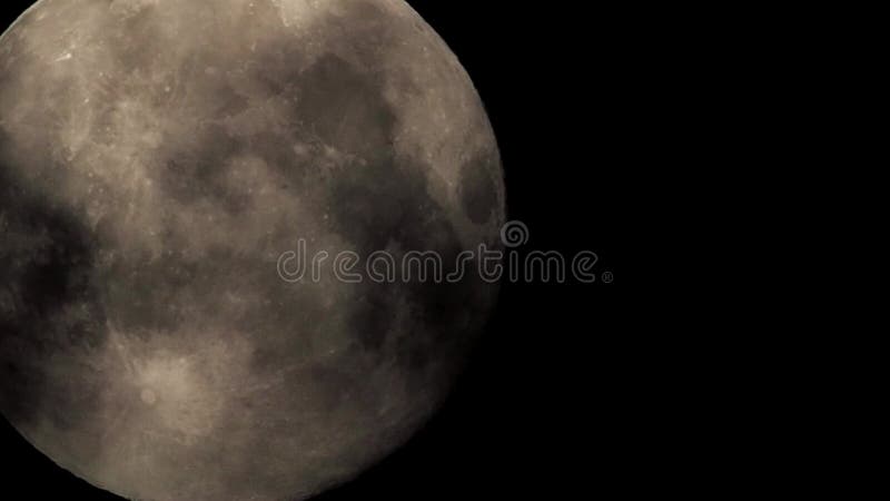 Full Moon At Night With Out Cloud Stock Footage - Video of moon, dark ...