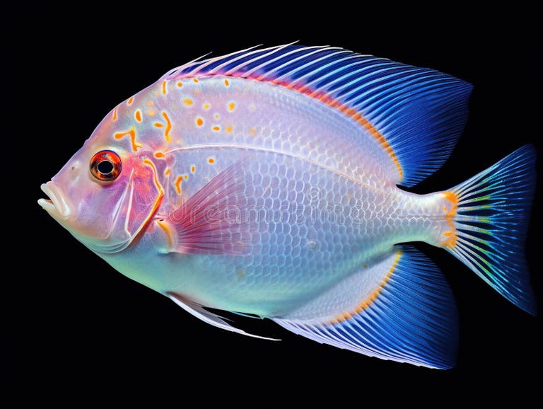 Moon Fish Isolated Made with Generative AI Illustration Stock Illustration - Illustration of ...