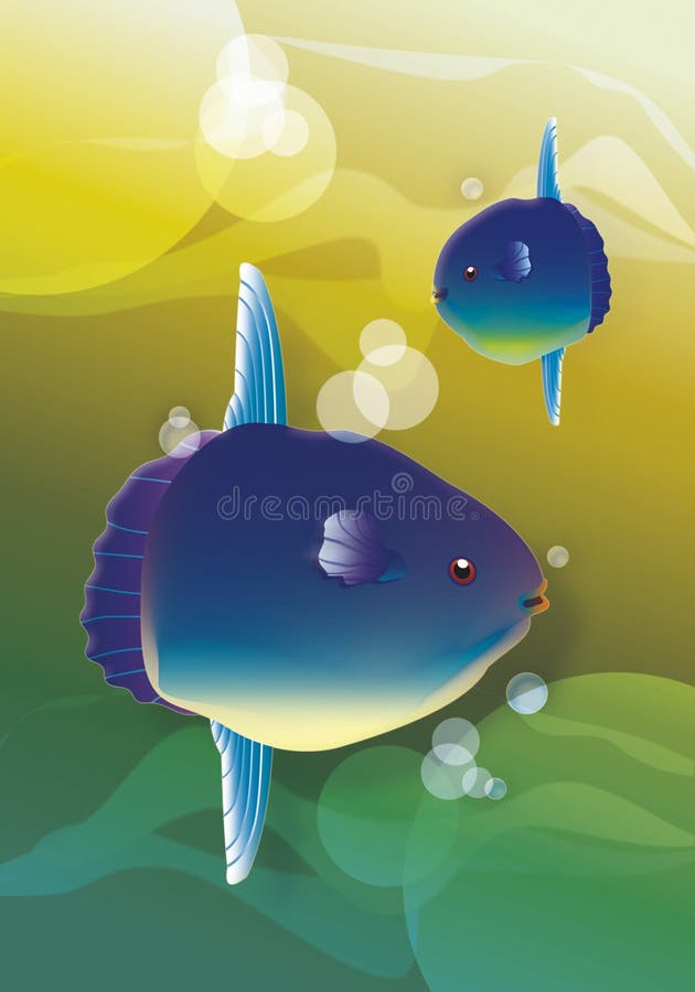 Flying fish stock vector. Illustration of fairy, drawing - 1581536