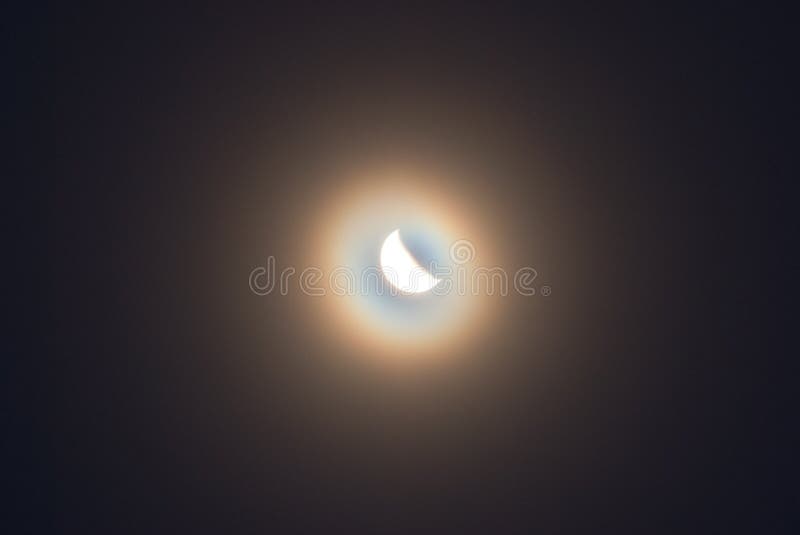 The moon in a fog stock image. Image of oxygen, dreams - 13127871