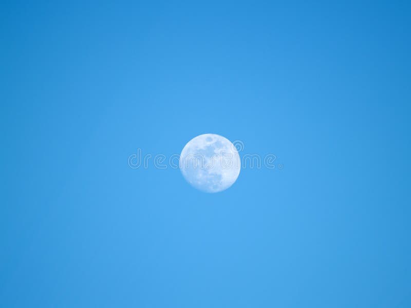 Moon Fourth Quarter Blue Sky Stock Photos - Free & Royalty-Free Stock ...